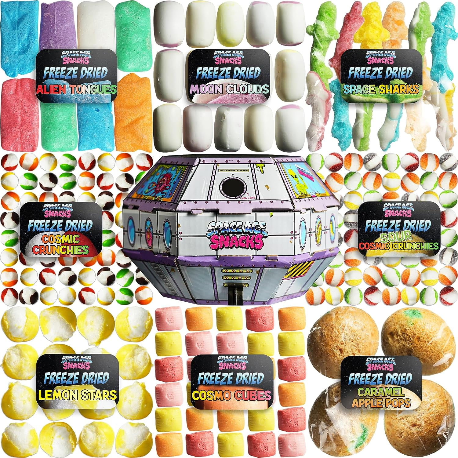 Freeze Dried Candy Variety Pack With 9 Kinds Of Freeze Dry Candy