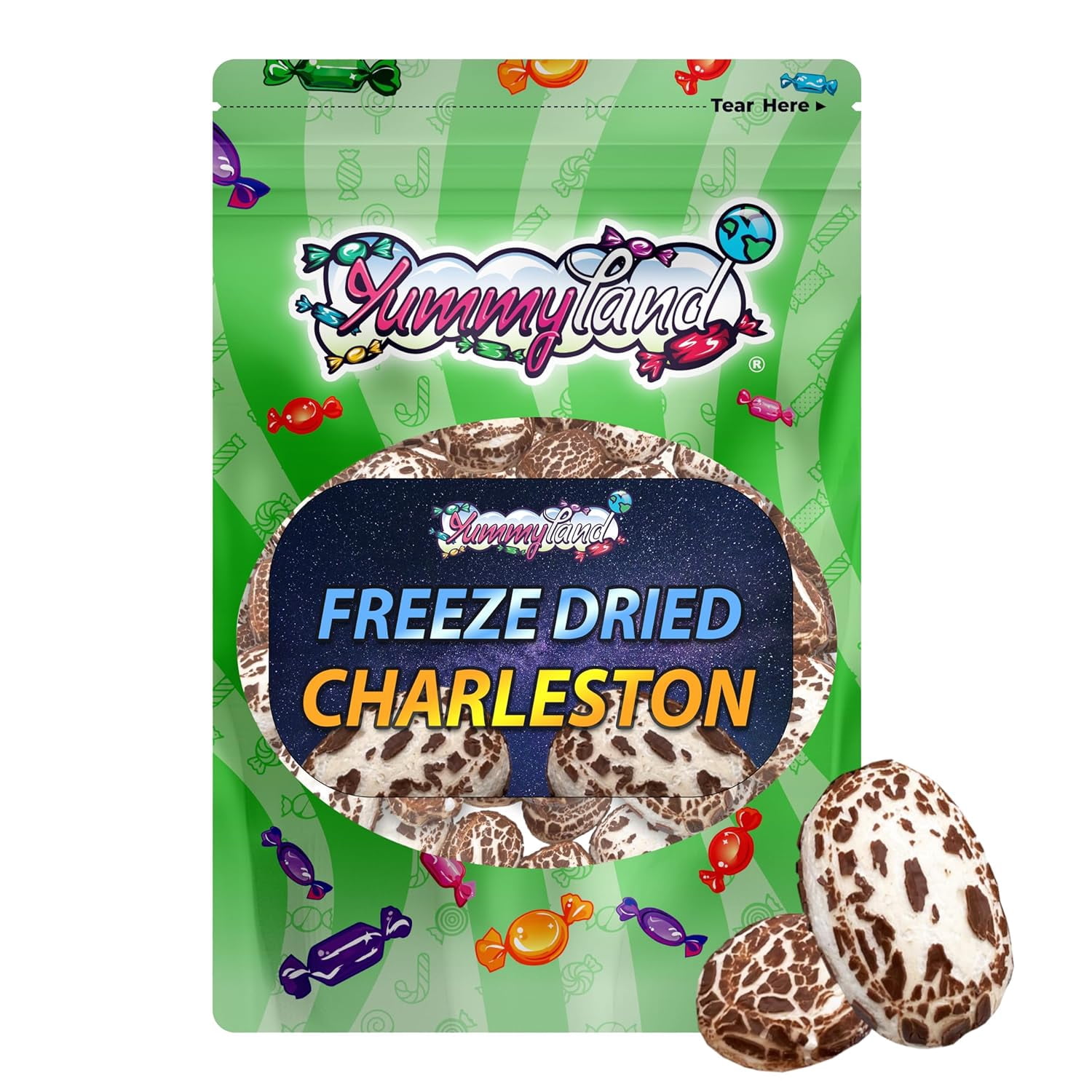 Freeze Dried Charleston Chew Candy - 2 OZ, Premium Crunchy Freeze Dried ...