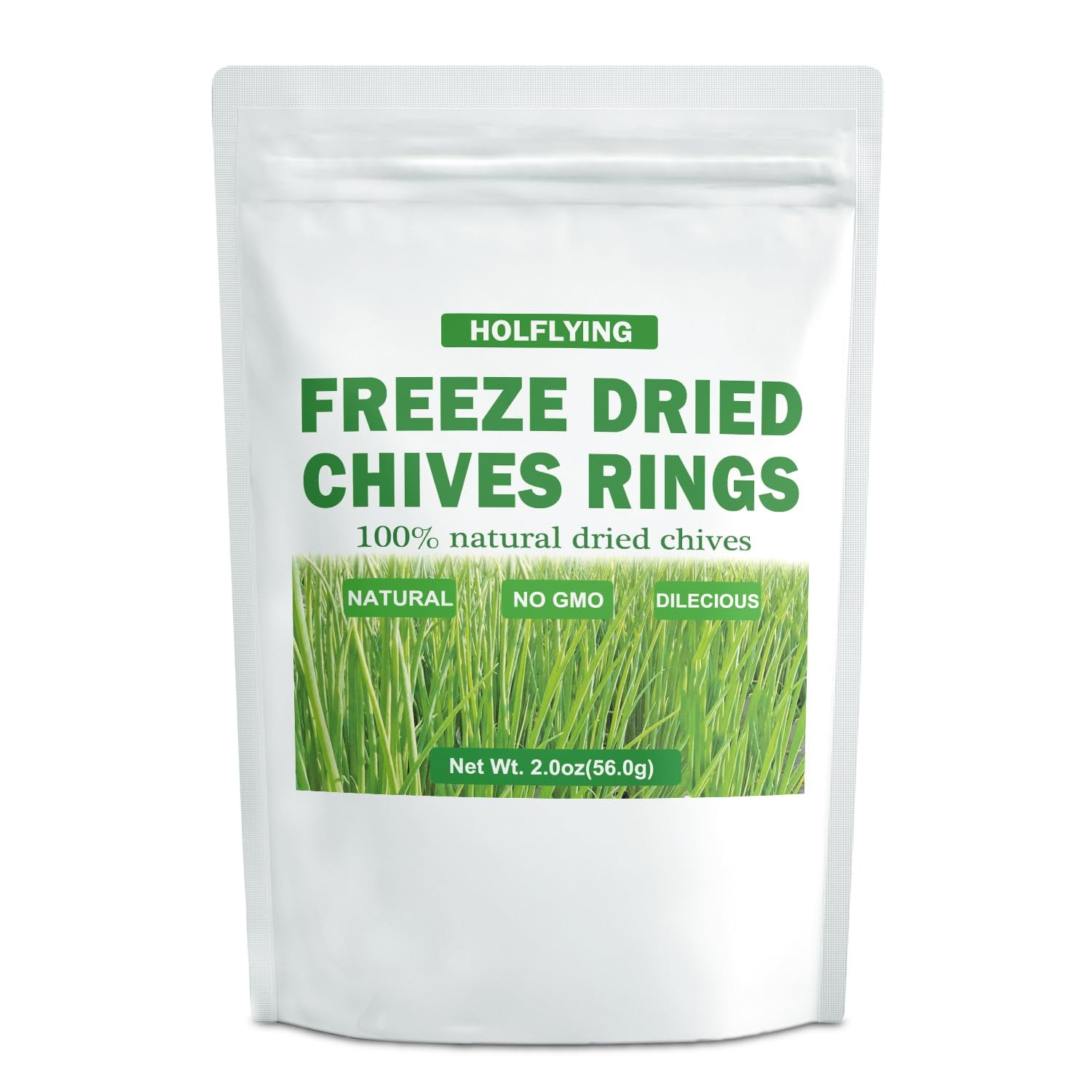 Freeze Dried Chives Rings DMF15 Chopped- 2.0oz, All-Natural Culinary ...