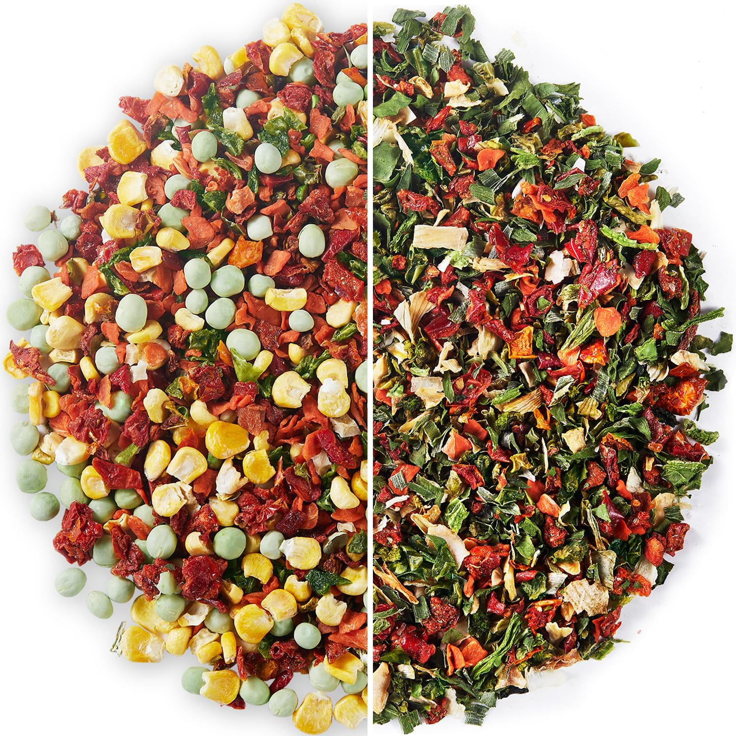 Freeze Dried Dehydrated Vegetables Pack Of 2, Dry Veggie Flakes for ...