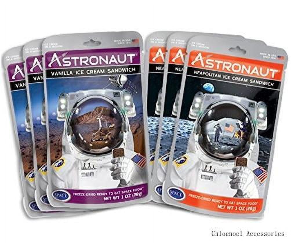 Freeze-Dried Ice Cream Sandwich, NASA Space Dessert, Variety Pack With ...