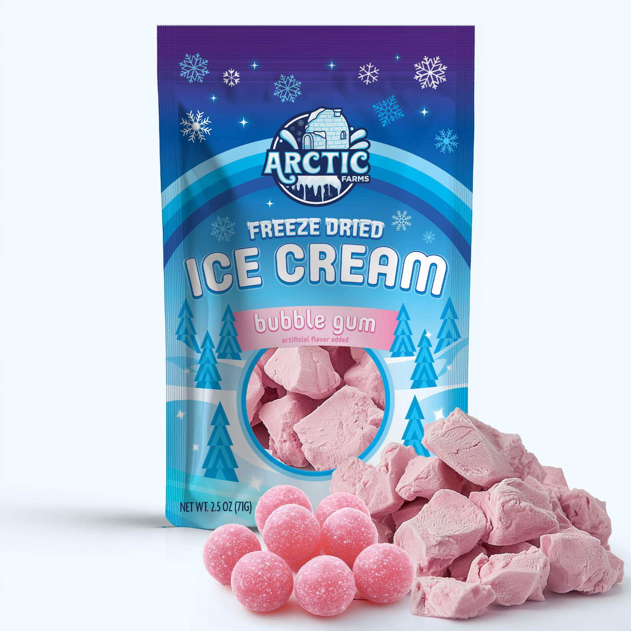 Freeze Dried Ice Cream That Does Not Melt (Bits) (Bubble Gum) (2.5oz) - Walmart.com