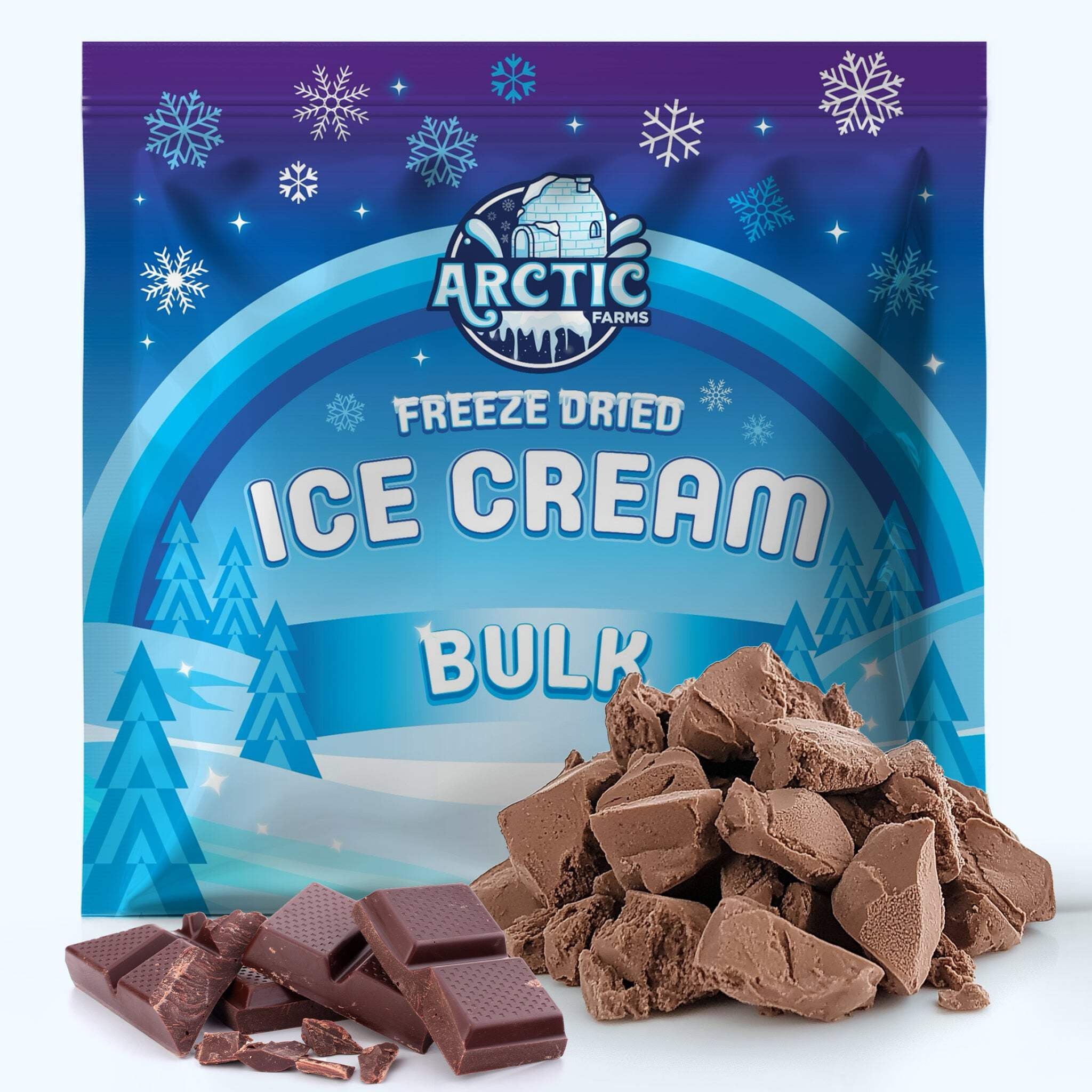 Freeze Dried Ice Cream That Does Not Melt (Bits) (Chocolate) (1lb ...