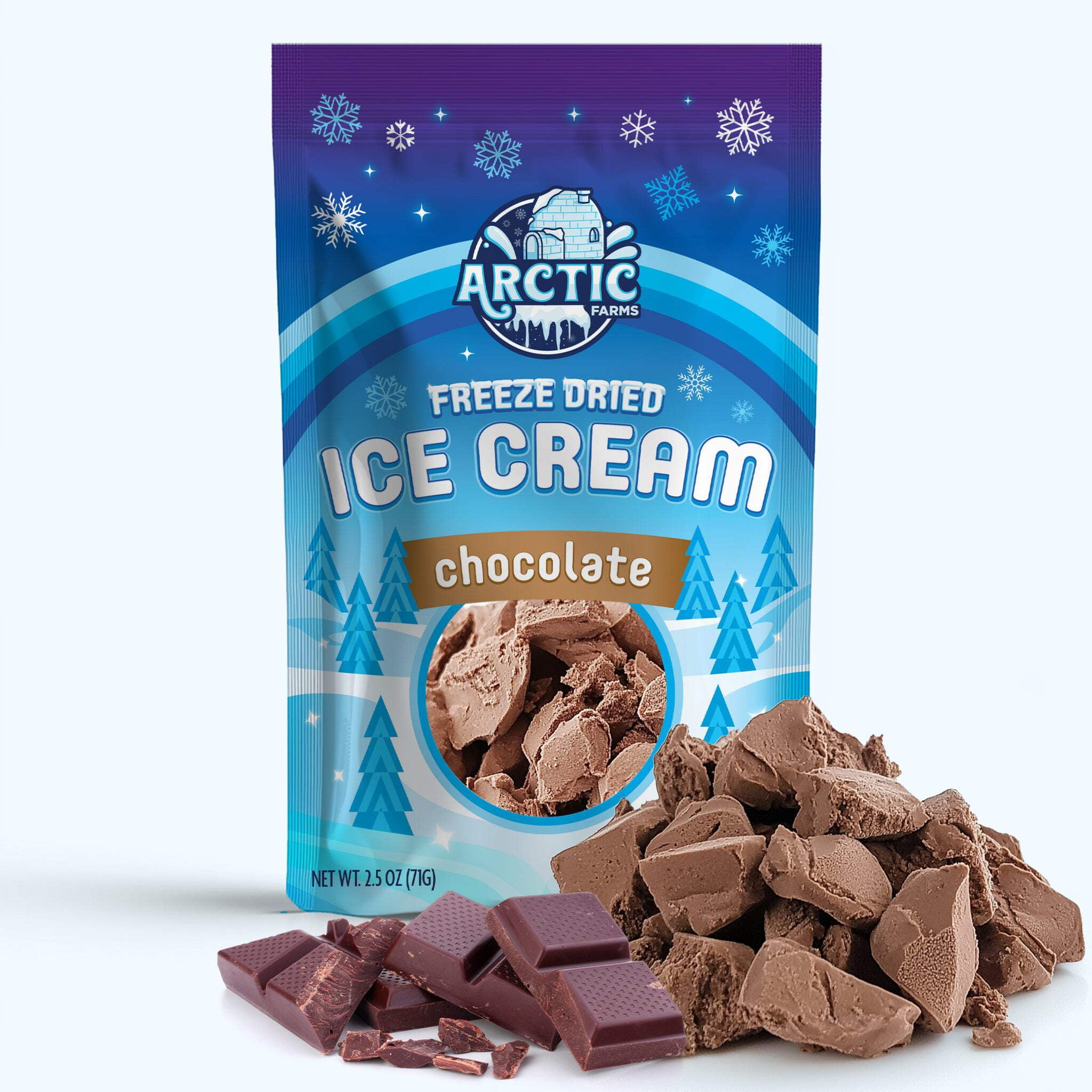 Freeze Dried Ice Cream That Does Not Melt (Bits) (Chocolate) (2.5oz ...