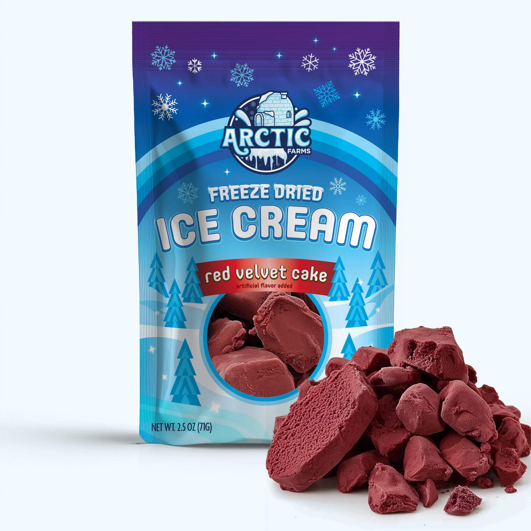 Freeze Dried Ice Cream That Does Not Melt (Bits) (Red Velvet Cake) (2 ...
