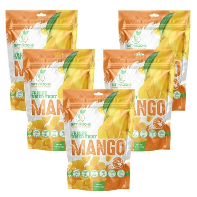 Freeze Dried Mango, 100% Natural, Ready-to-Eat Fruit Snack, Vegan, Non ...