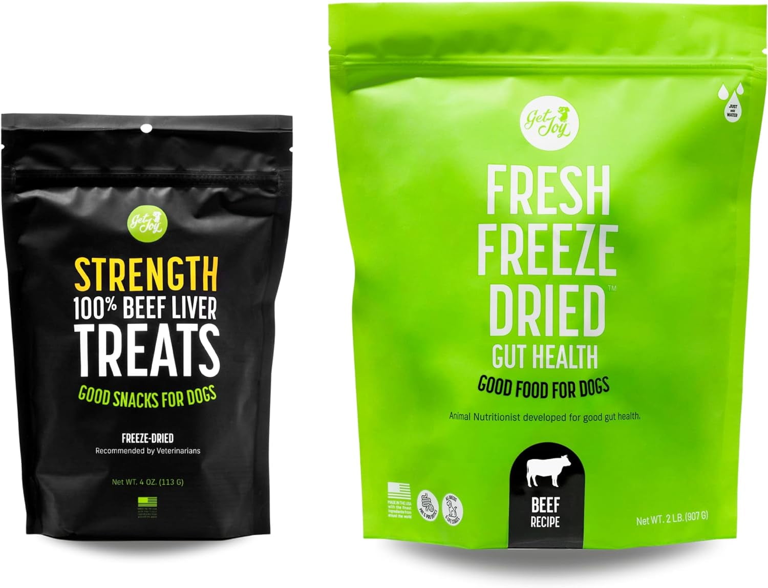 Freeze-Dried Meal and Treats Bundle, Strength 100% Beef Liver Freeze ...