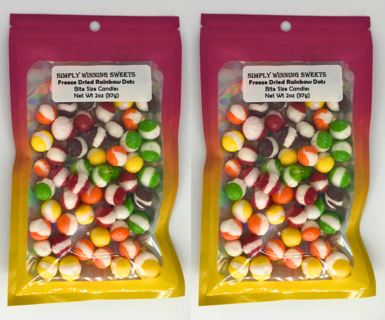 Freeze Dried Rainbow Dots 2oz - 2 Pack - Freeze Dried Candy - Walmart.com