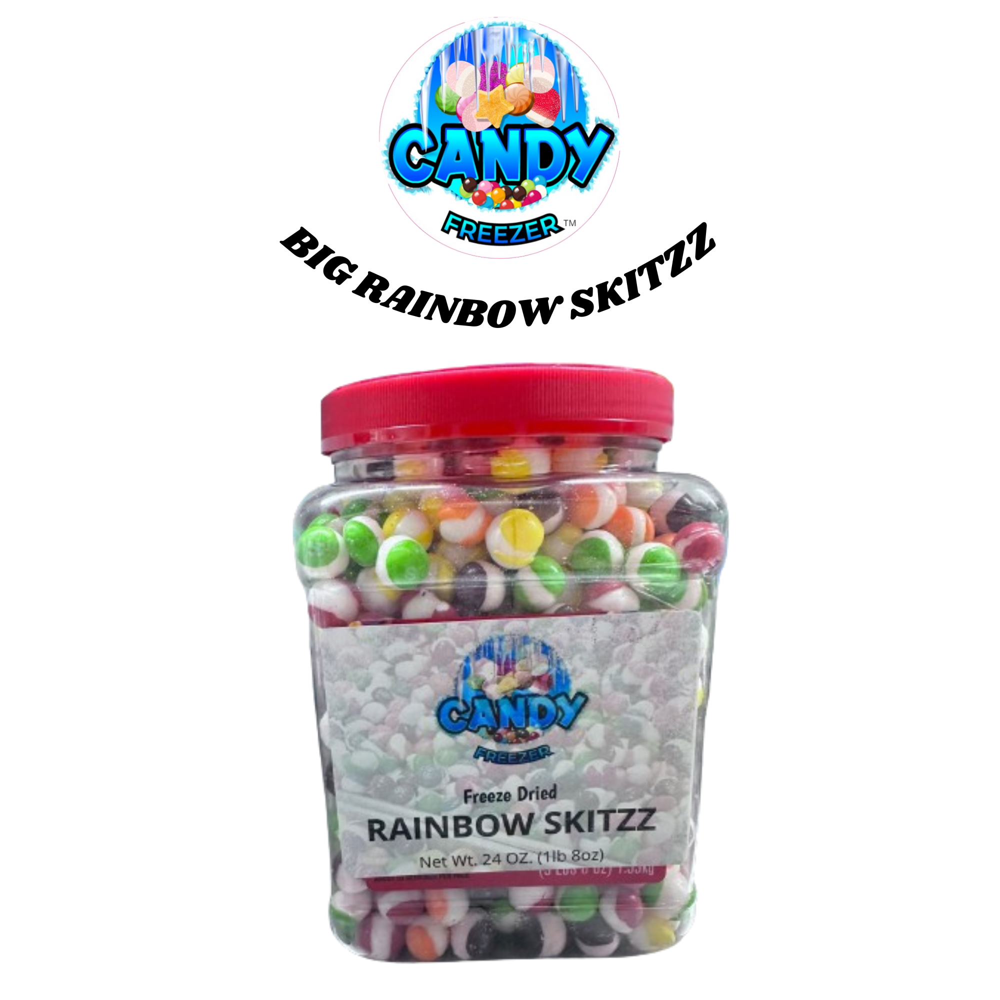 Freeze Dried Rainbow Skitzz BIG 24 oz. Jar - Walmart.com