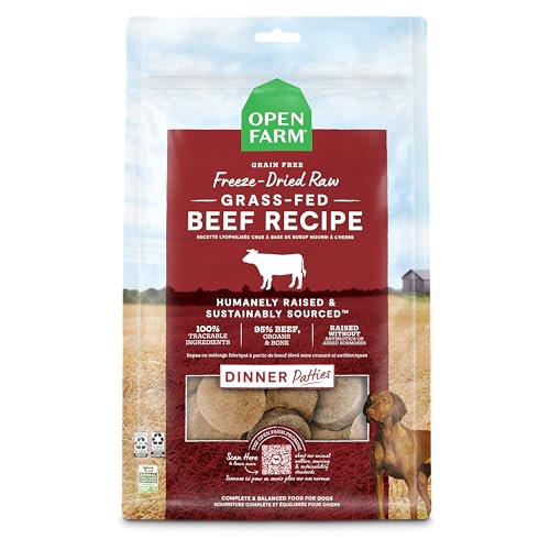 Freeze Dried Raw Patties For Dogs, Humanely Raised Meat Recipe With Non ...