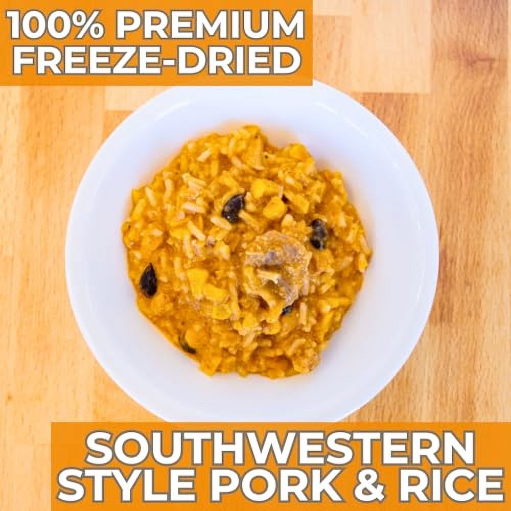 Freeze-Dried Southwestern Style Pork and Rice | Emergency Survival Bulk ...