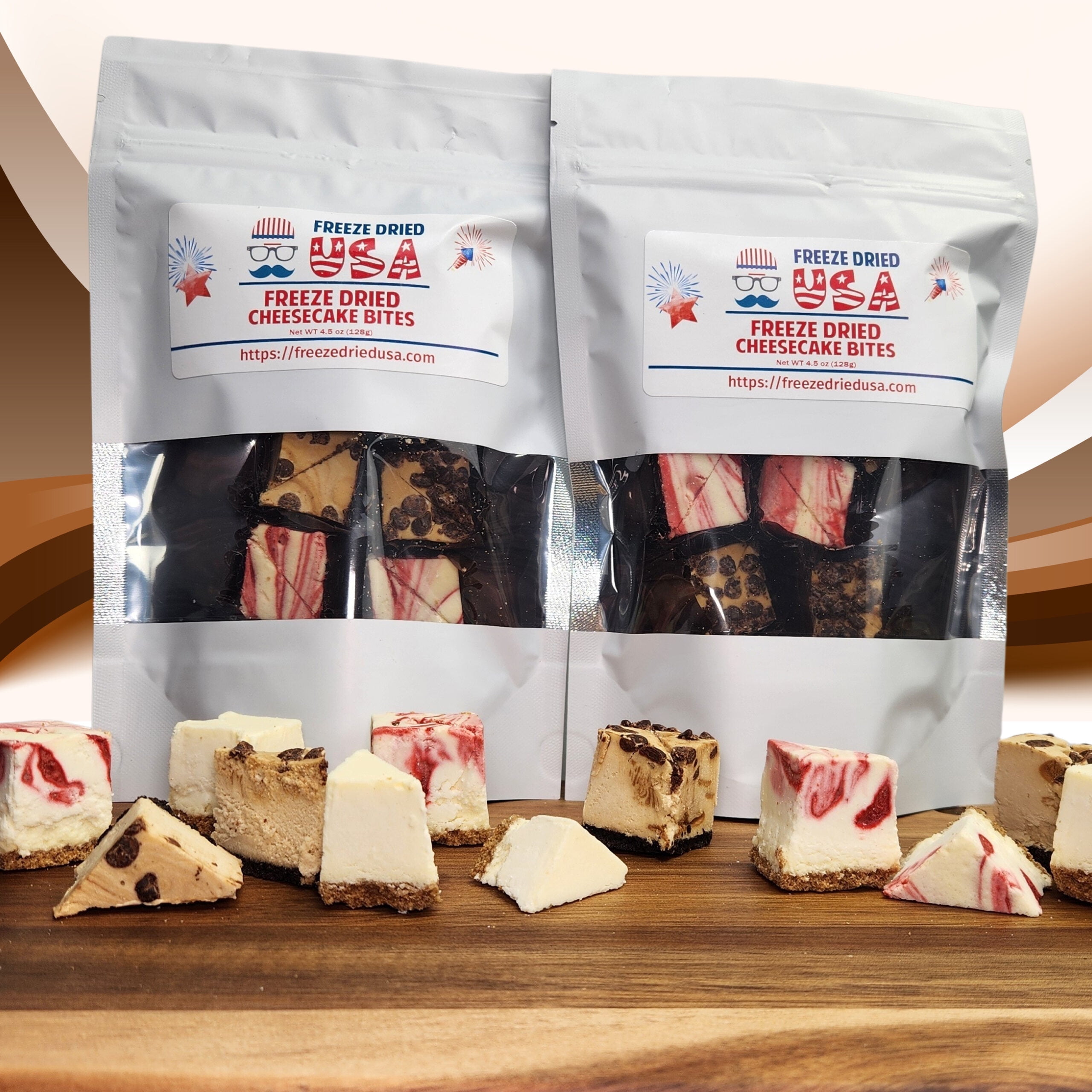 Freeze Dried USA Cheesecake Bites - 2-Pack Saver - Walmart.com