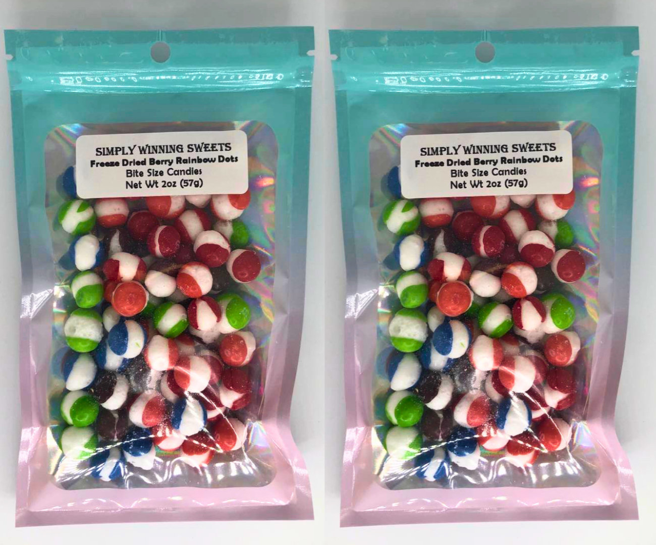 Freeze Dried Wild Berry Rainbow Dots 2oz - 2 Pack - Freeze Dried Candy ...