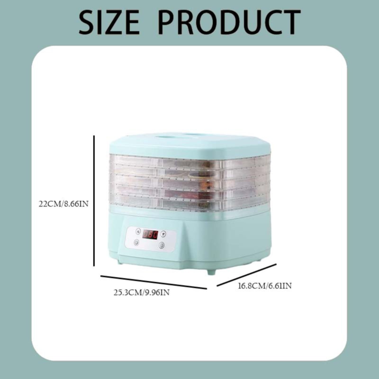 Freeze Dryer Machine for Home for Candy, 360° Airflow Food Dehydrator ...
