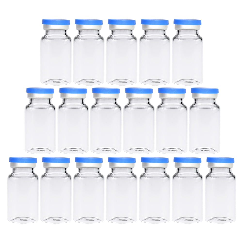Freeze-dried Powder Bottle Glass Dropper Vial Lab Sample Vials 30 Pcs ...