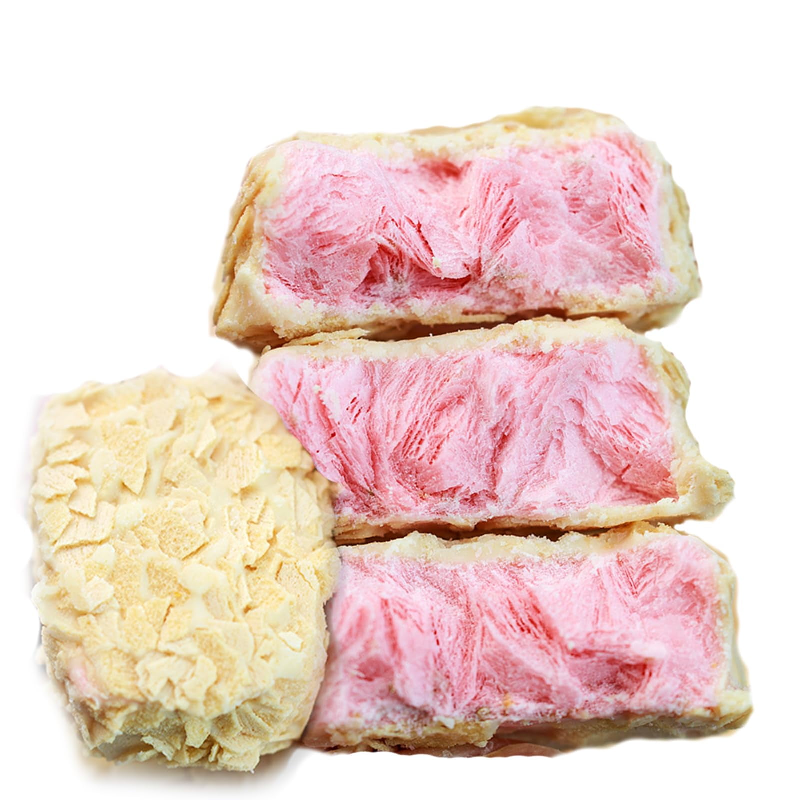 Freeze dried strawberry yogurt TSF6 chunks 2.64 oz, strawberry oatmeal ...