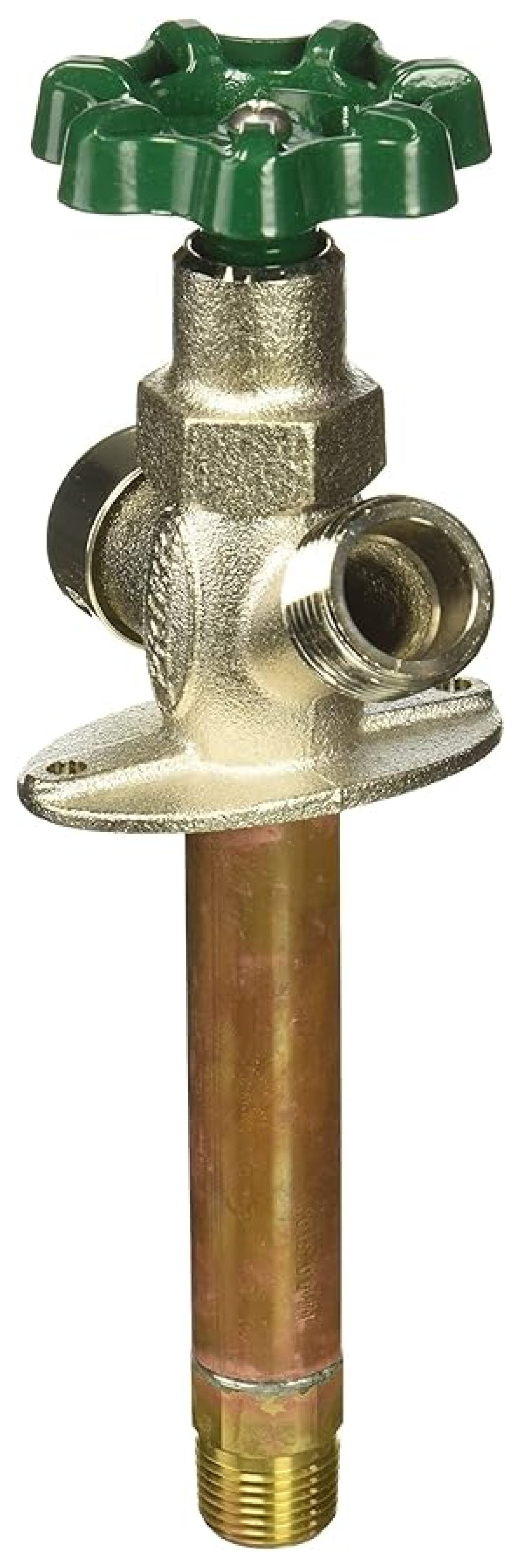 Freezeless Hydrant, 1/2" MPT x 3/4" SWT - Wall Inlet, Anti-Siphon, Full ...