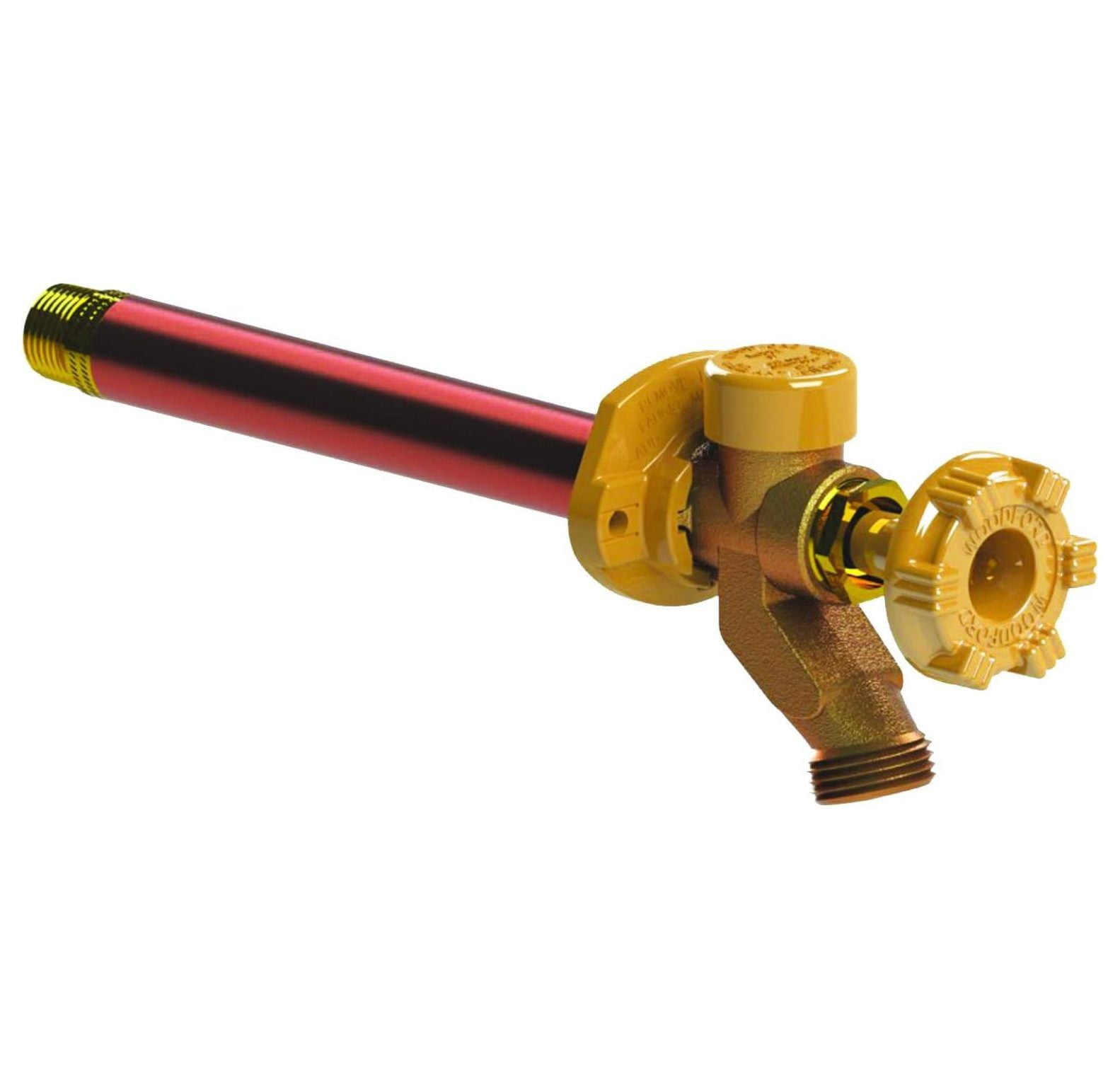 Freezeless Wall Faucet 17P-14-MH - Residential Outdoor Frost-Proof Hose ...