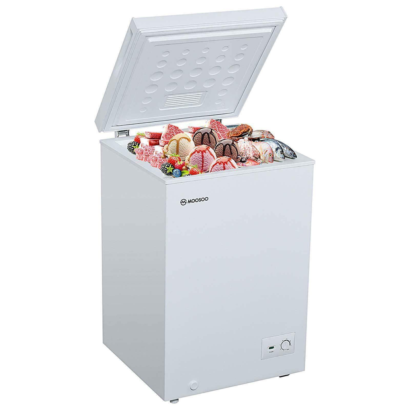 Freezer, 3.5 Cubic Feet with Removable Storage Basket Deep Freezer ...