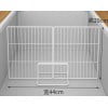 ADDHAT Freezer Wire Shelf Divider White Metal Shelf for Commercial ...