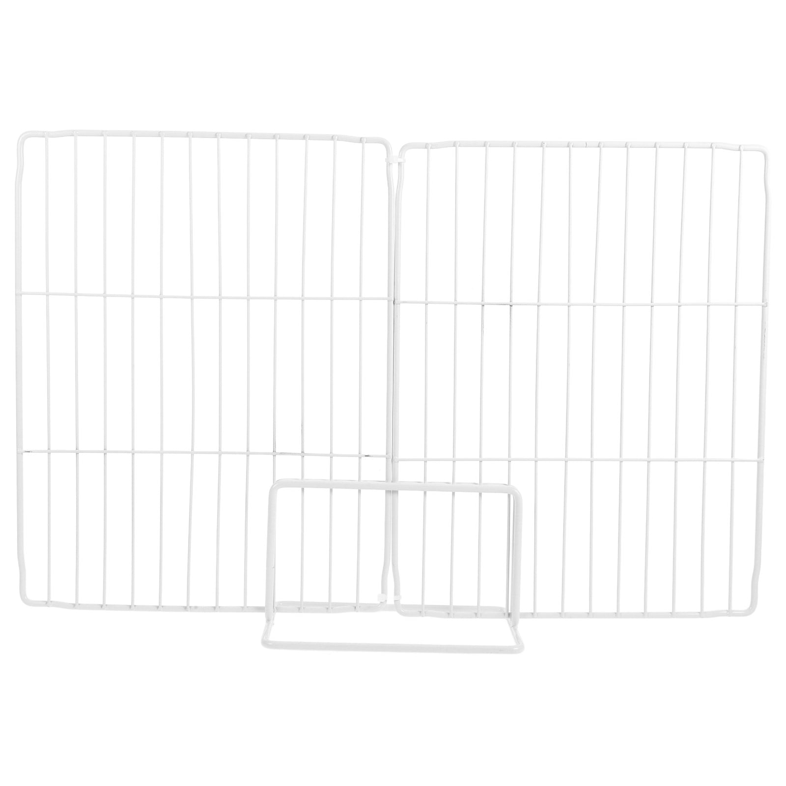 White Iron Freezer Shelf Organizer for Kitchen Storage, Fits Most ...