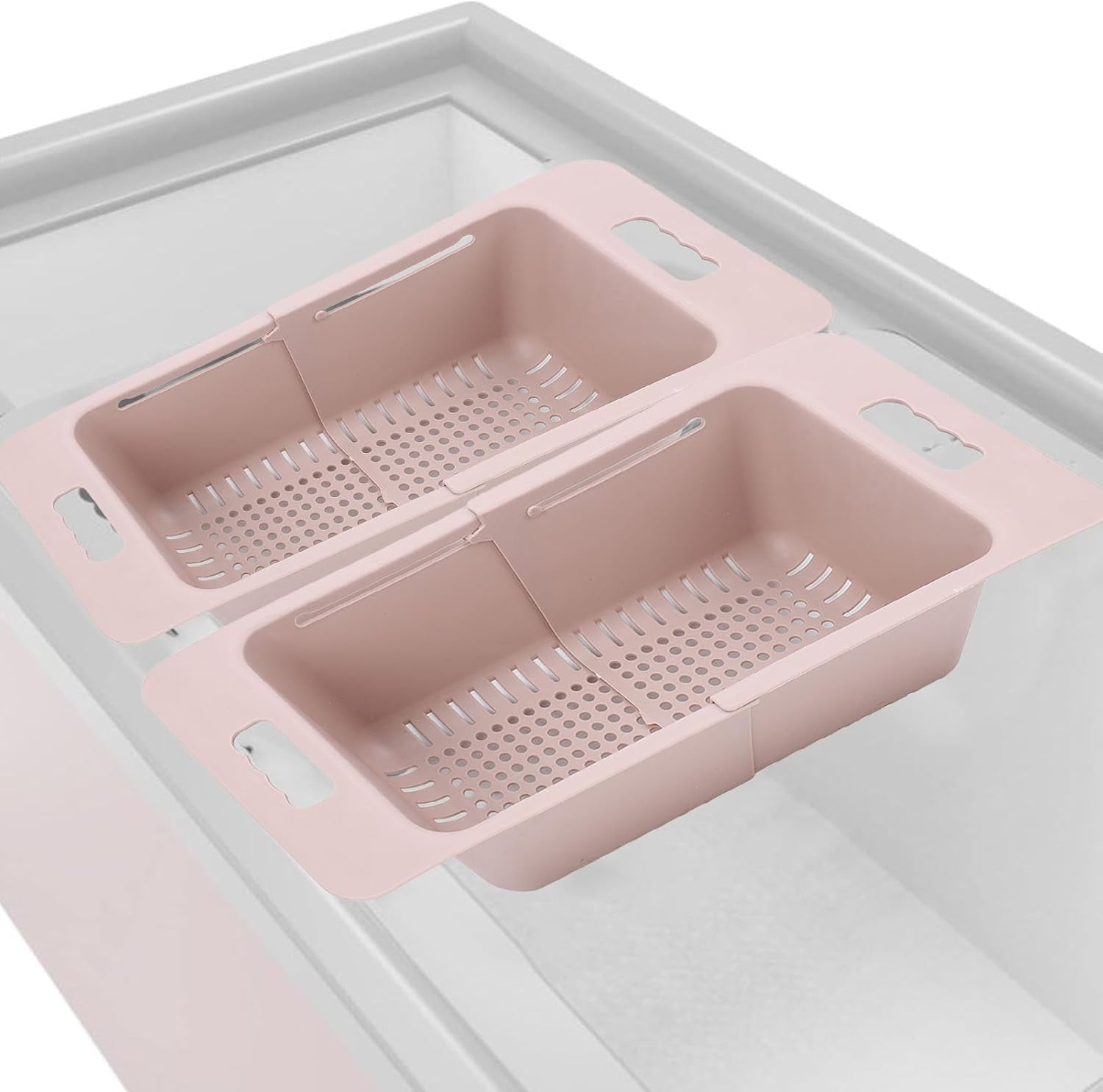 Freezer Baskets, Deep Freezer Chest Freezer Organizers with Handle ...