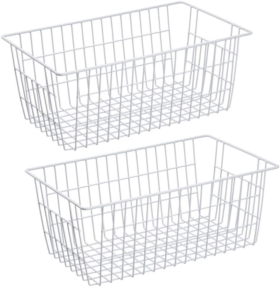 Freezer Baskets Wire Storage Baskets Closet Baskets Bin Farmhouse ...