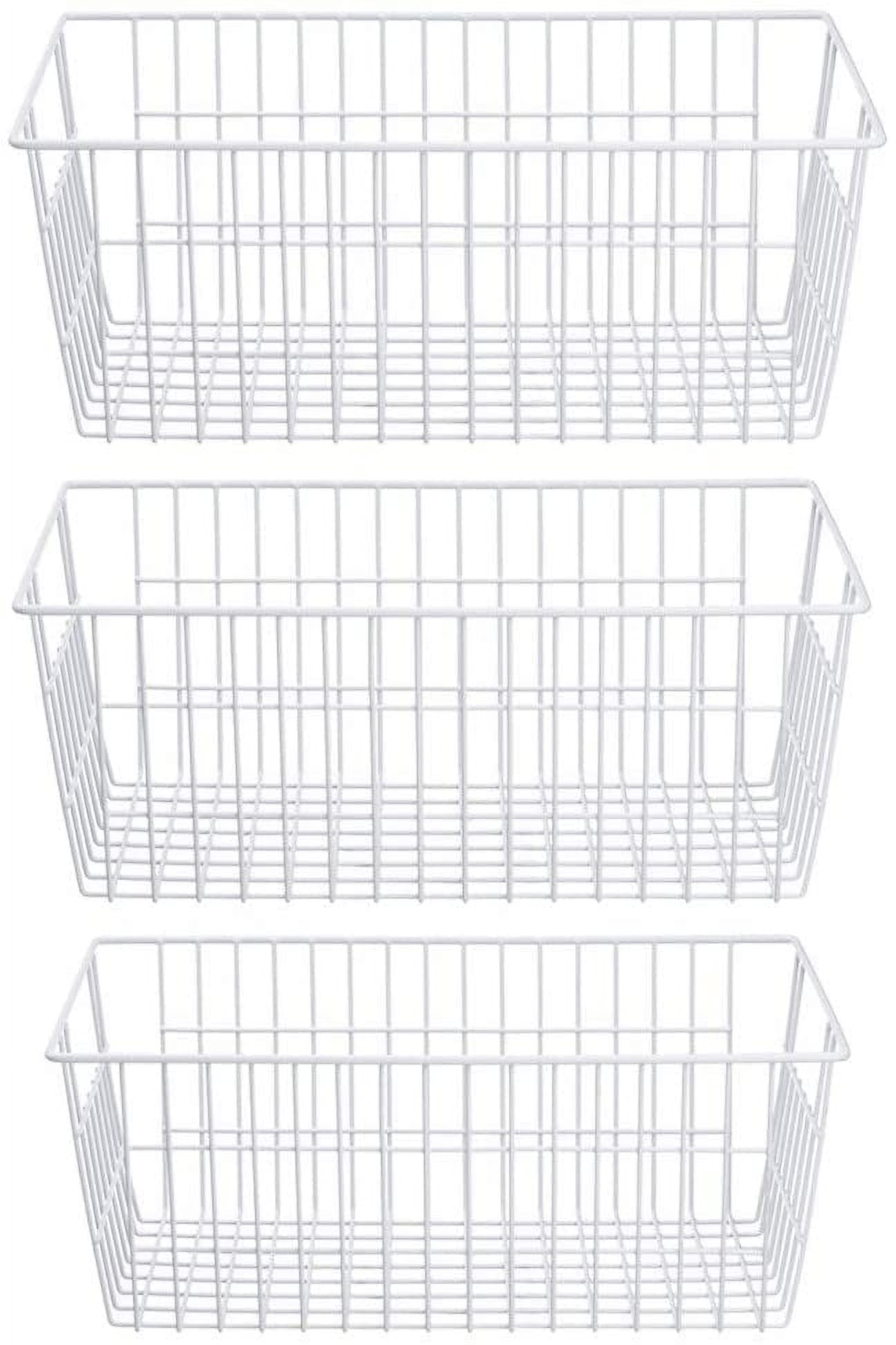 Freezer Baskets Wire Storage Baskets Closet Storage Baskets Bins ...