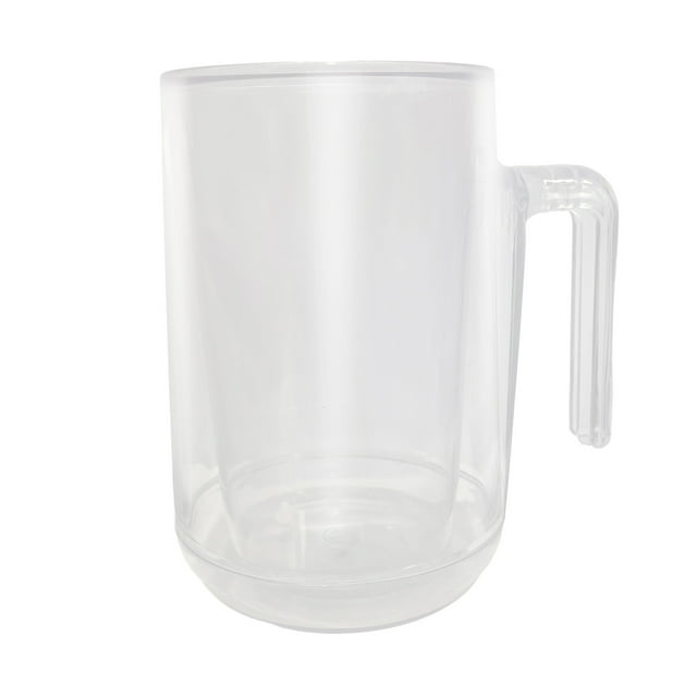 Freezer Beer Mug Insulated with Handle Frosty Chilled Drinks No Ice ...