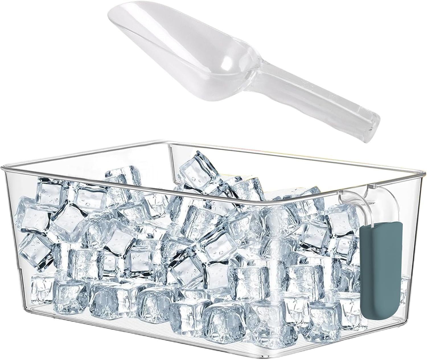 Freezer Ice Bucket with Scoop: Versatile Bverage Tub for Storing Ice ...