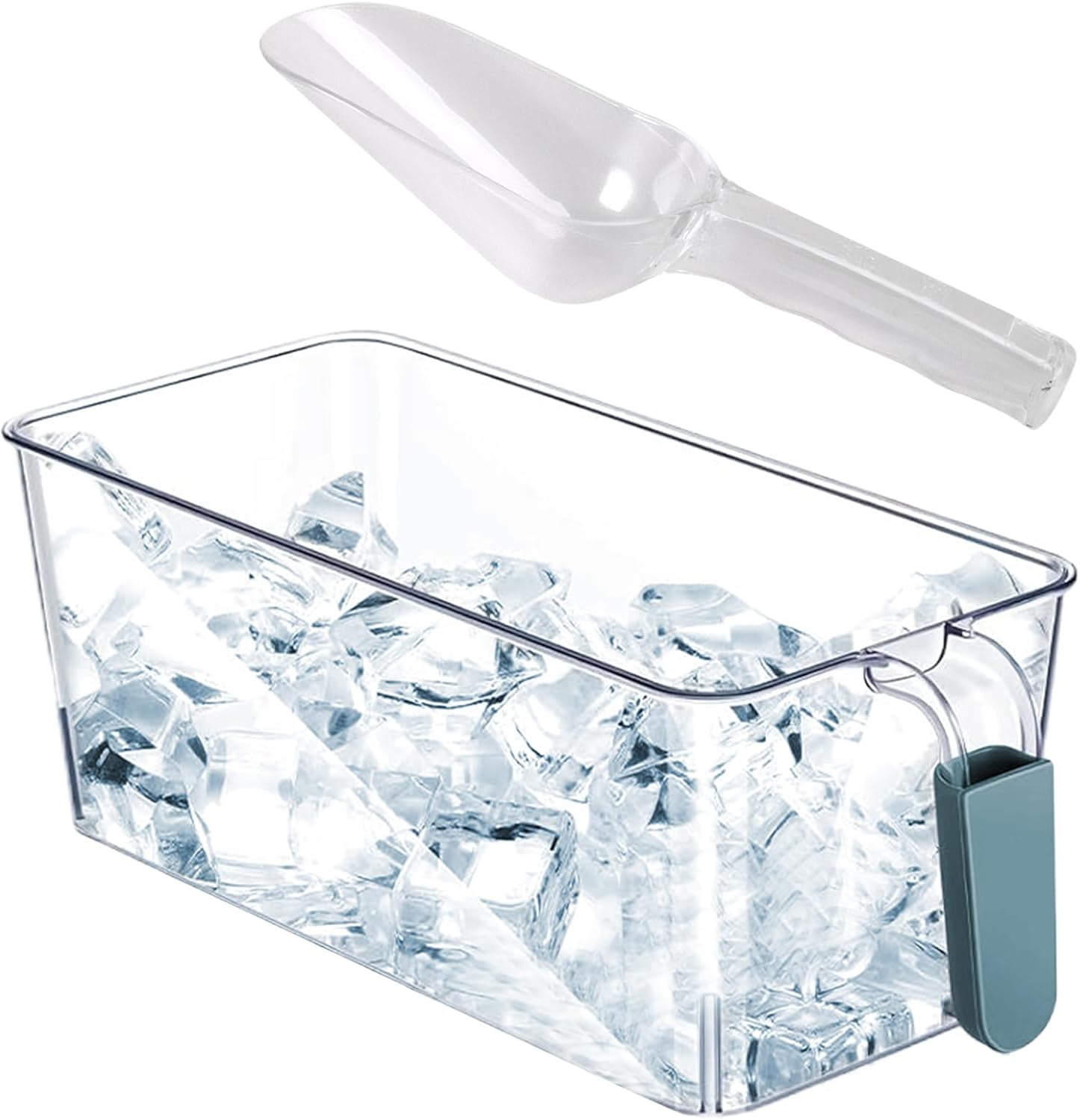 Freezer Ice Bucket with Scoop: Versatile Bverage Tub for Storing Ice ...
