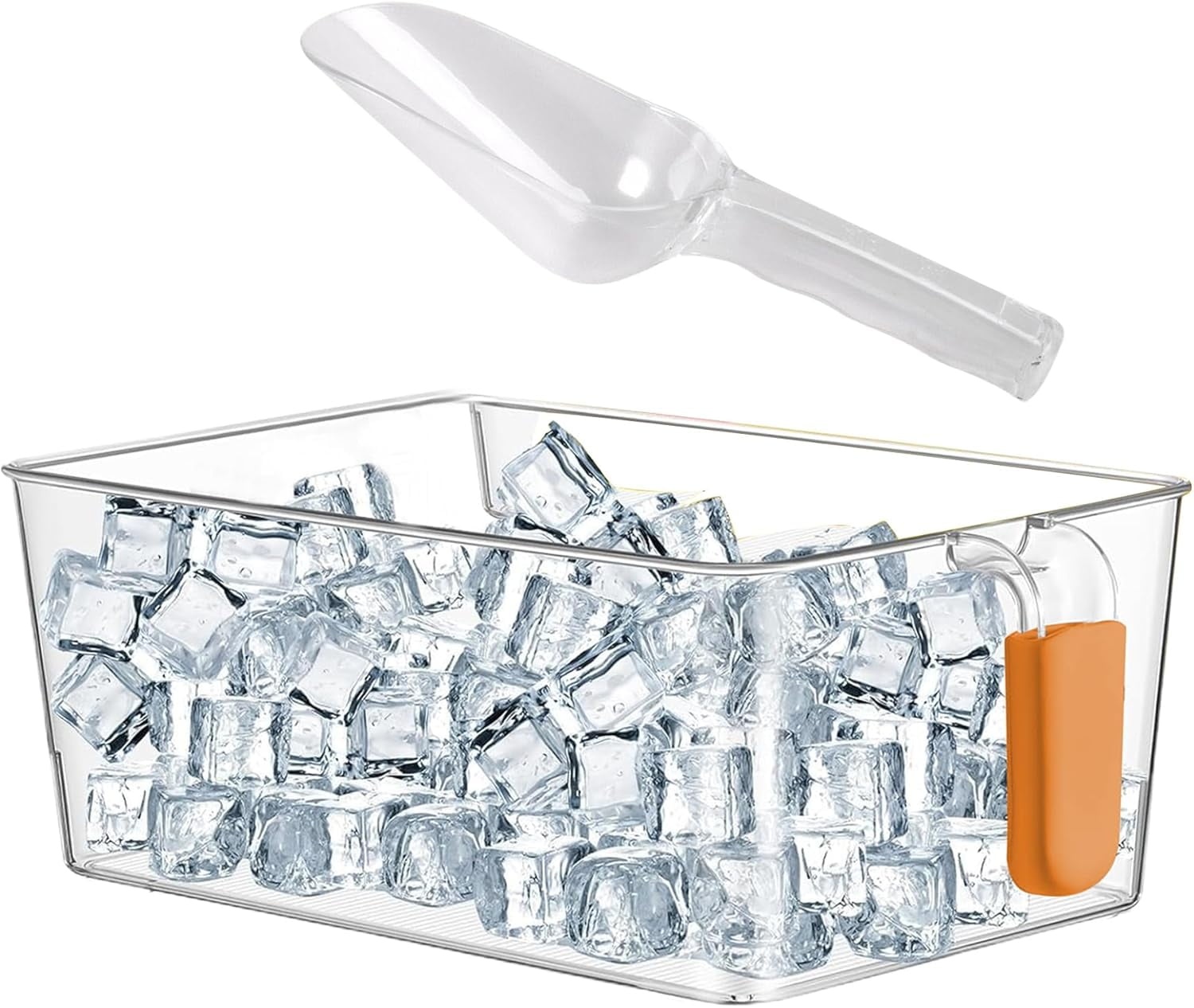 Freezer Ice Bucket with Scoop: Versatile Bverage Tub for Storing Ice ...
