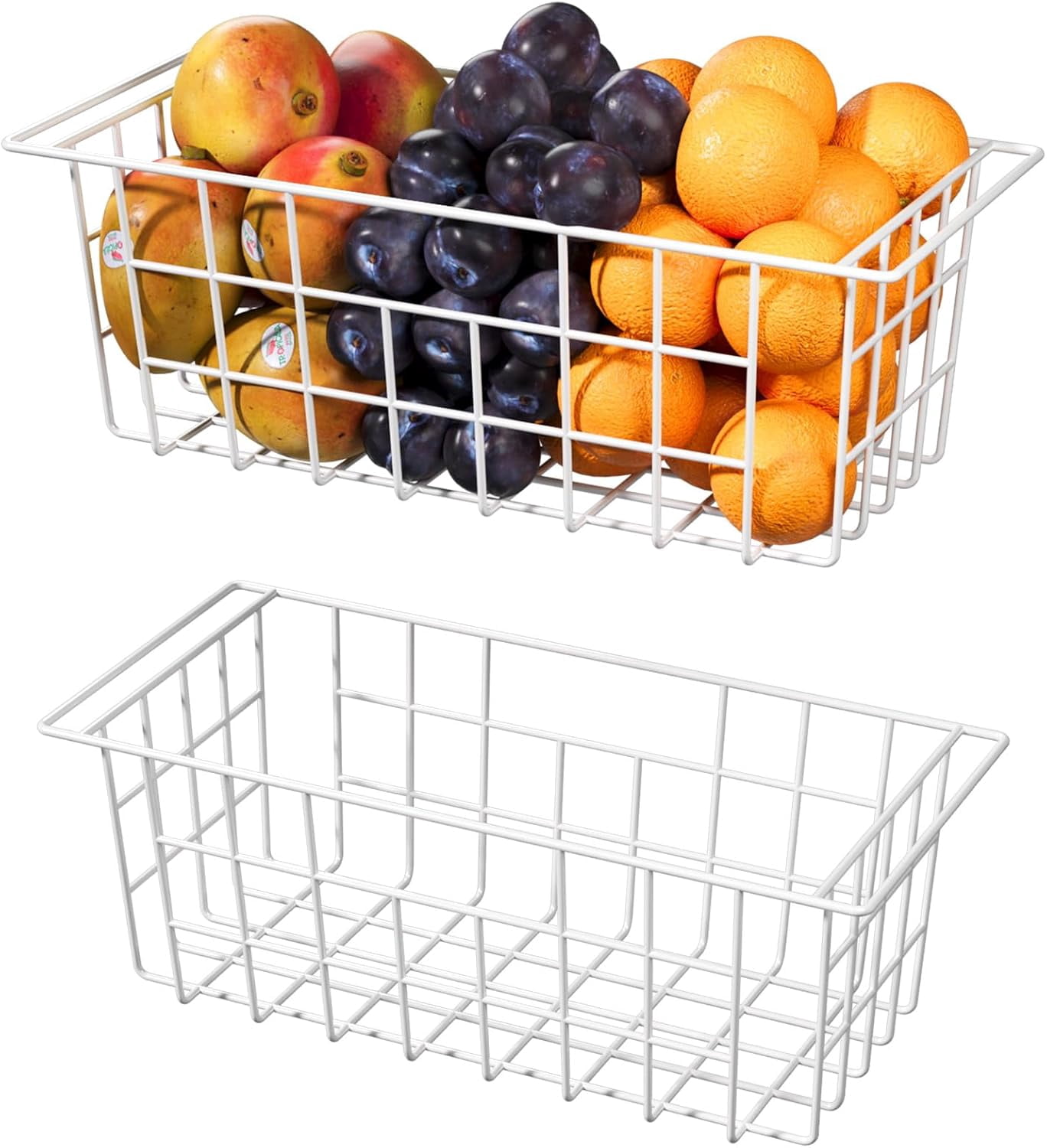 Freezer Organizer Bins, Freezer Baskets for Chest Freezer, Deep Upright ...