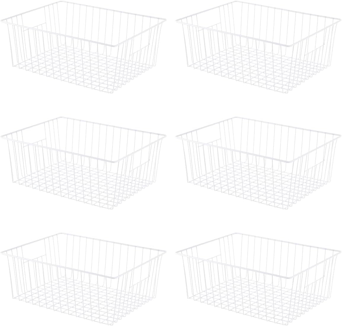 Freezer Organizer Bins, Upright Freezer Baskets for 16, 17, 21 cu.ft ...