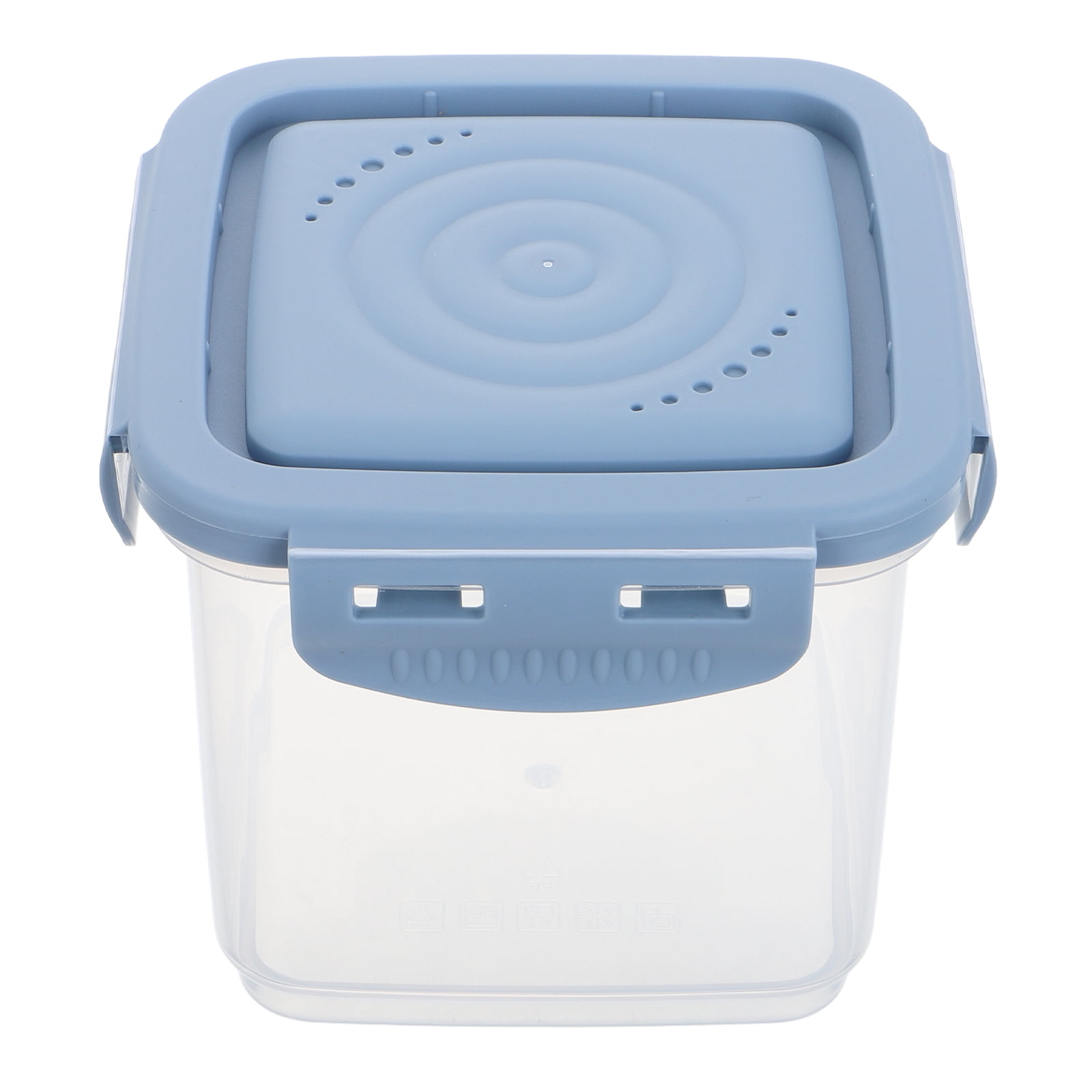 MOKKHNB Soup Storage Container Plastic Sky-Blue For Freezing 1Pack 4 ...