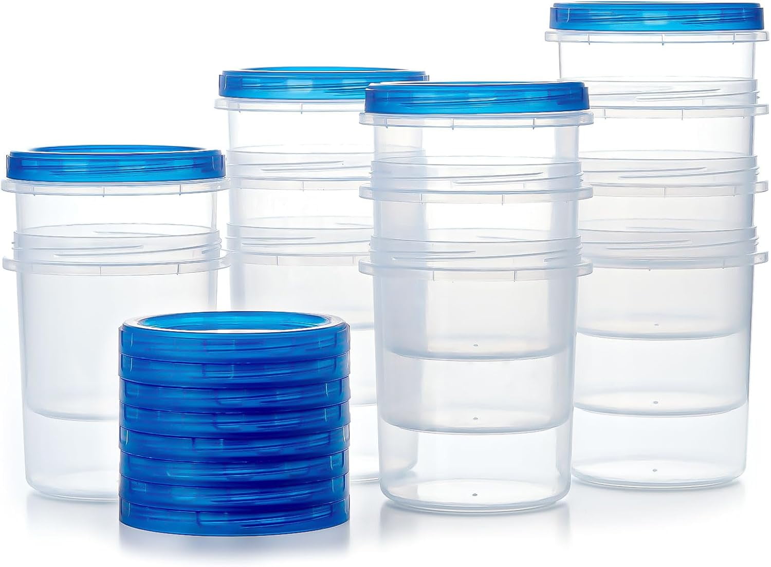 Freezer Storage Containers, [10 Pack-16 oz] Ultra Thick Freezer ...