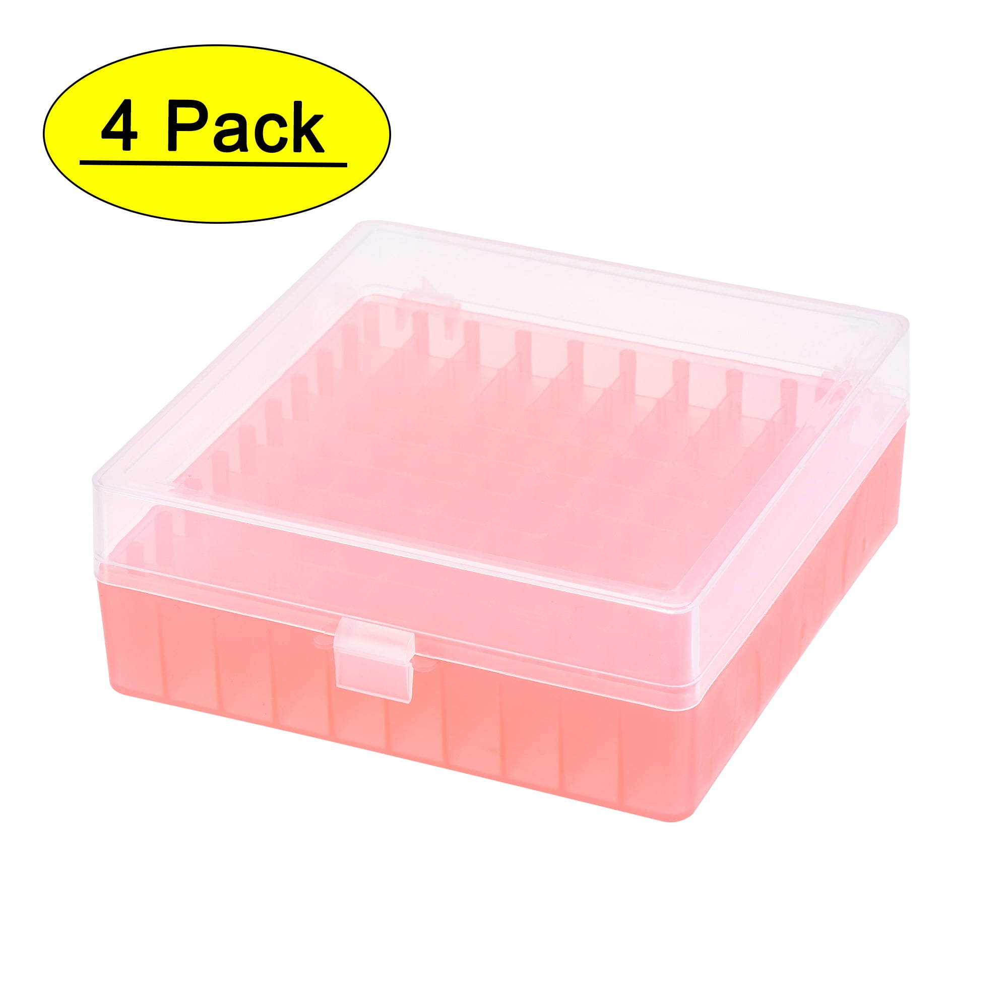 Freezer Tube Box 100 Places Polypropylene Plastic Lockable Holder Rack ...