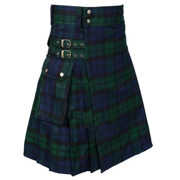 gakvov Utility Kilts For Men Skirt Cargo Pockets Sport Kilt Traditional Highland Scottish ...