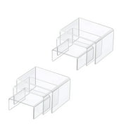 AZM Economy Clear Acrylic Riser Set Display Jewelry Showcase Fixtures ...