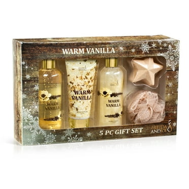 Warm Vanilla Fragrance Bath & Body Spa Gift Set for Her - Perfect Bath ...