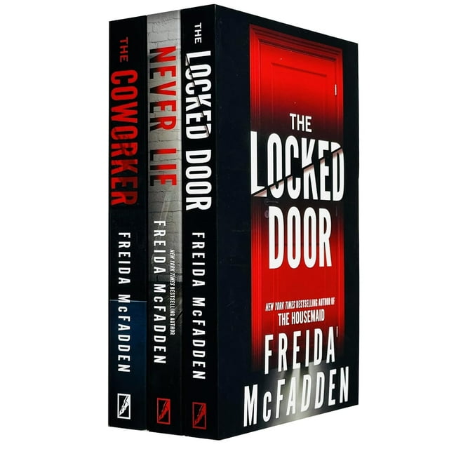Freida McFadden Collection 3 Books Set (Never Lie, The Locked Door & The Coworker) - Walmart.com
