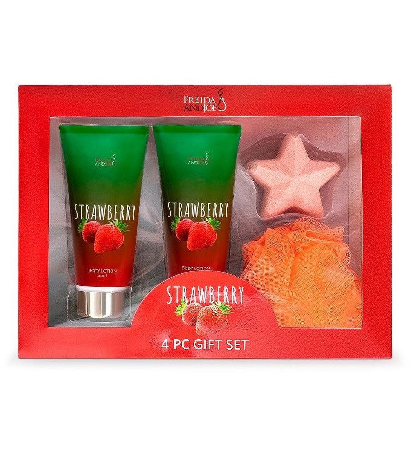 Strawberry Spa Beauty Bath and Body Gift Set for Her - Perfect Women's ...