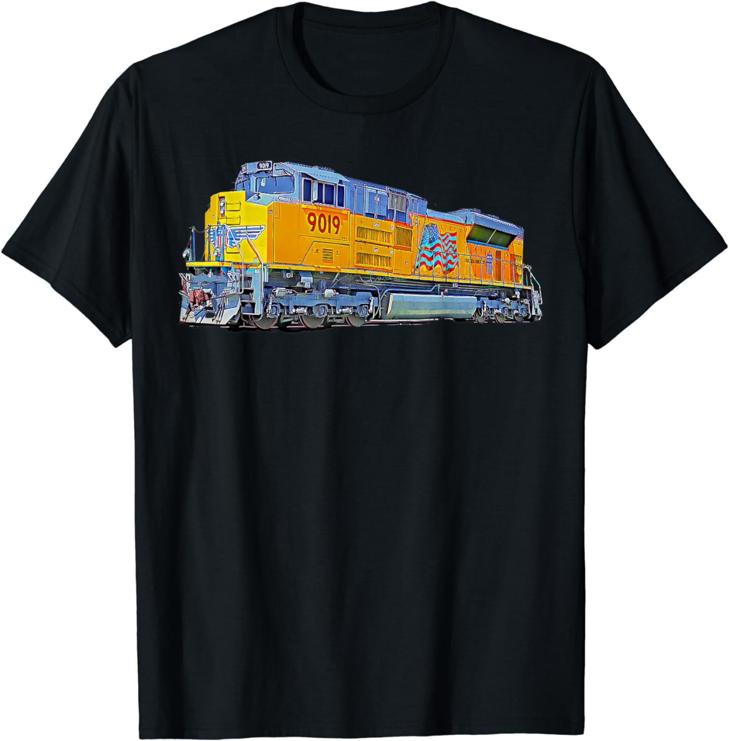 Freight Train Union Pacific Engine T-Shirt - Walmart.com
