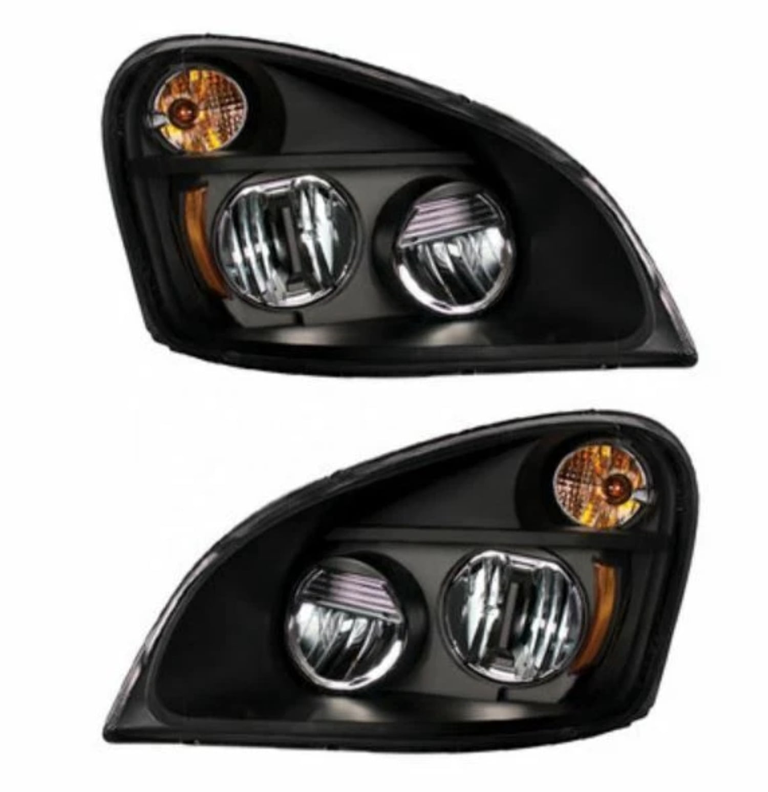 Freightliner Cascadia Replacement Full LED Headlight Set/ Pair ...