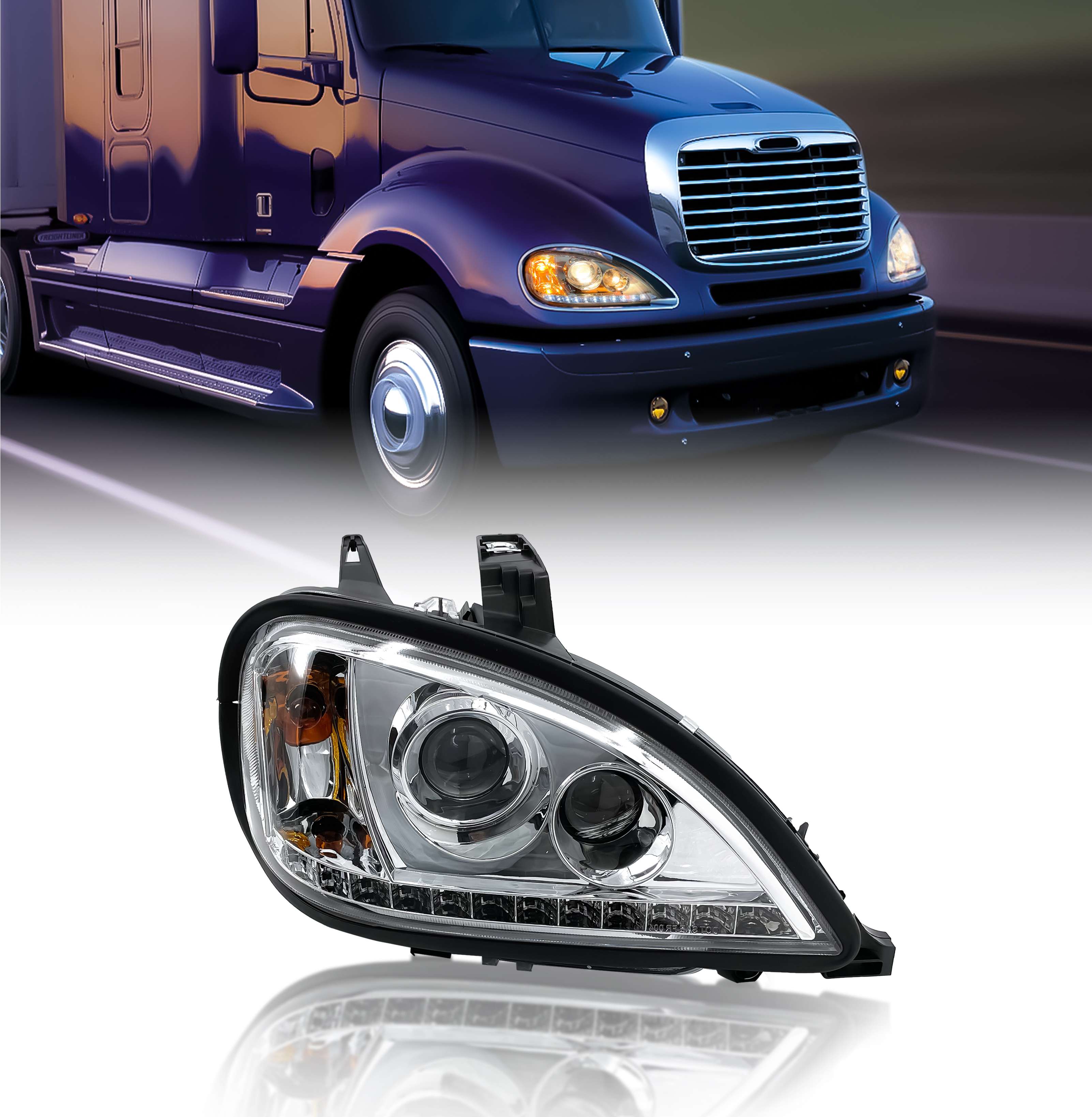 Vision X Lighting 9892443 Vortex LED Headlight - Walmart.com