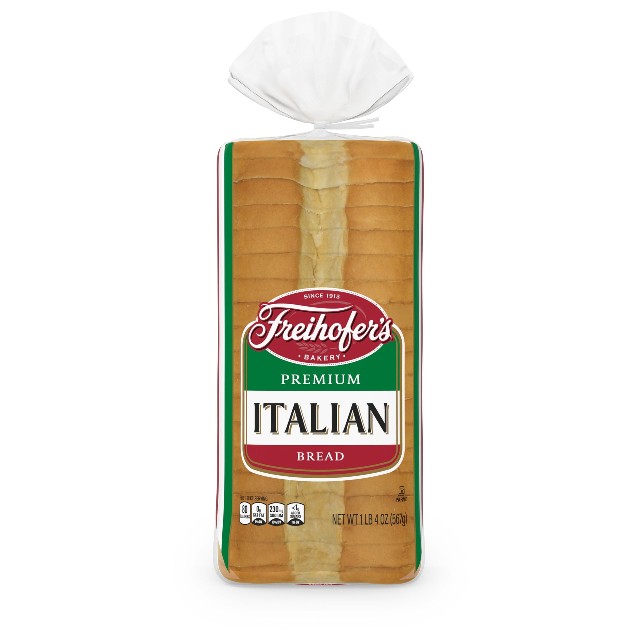 Freihofer's Italian Bread 20 oz White Italian Sandwich Bread Kosher ...