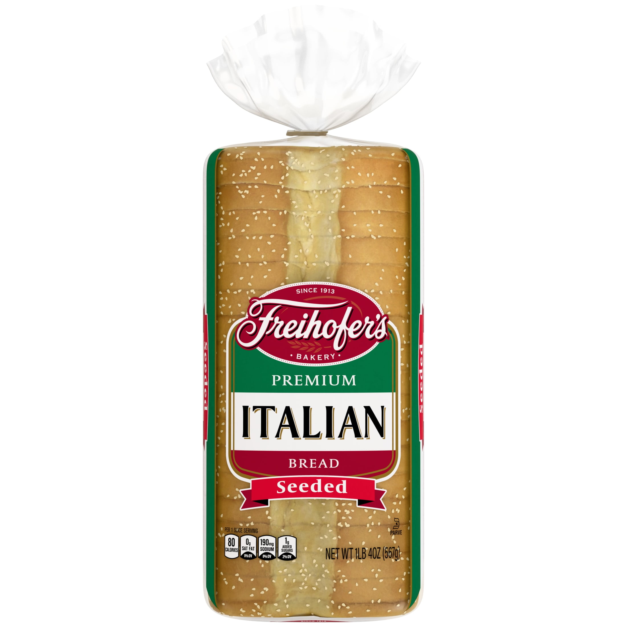 Freihofer's Seeded Italian Bread, 20 oz, Italian Bread, Bag - Walmart.com