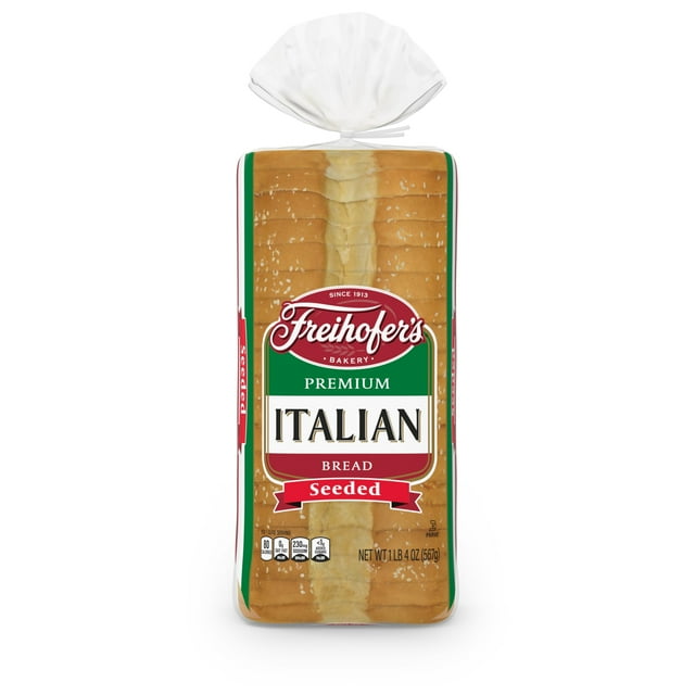 Freihofer's Seeded Italian Bread, 20 oz, Italian Bread, Bag - Walmart.com