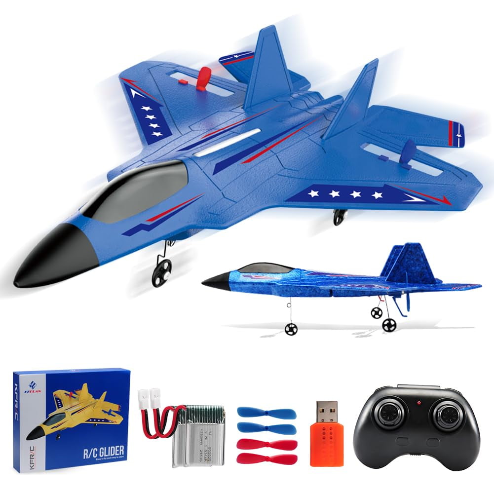 Fremego RC Airplane F22 Fighter Jet for Kids & Adults 2.4GHz Remote ...