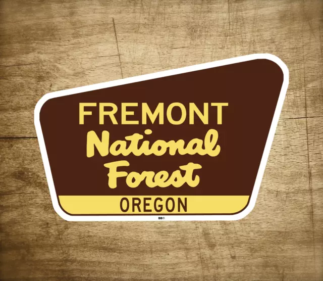 Fremont National Forest Decal Sticker Oregon Park Sticker Phone Decal ...